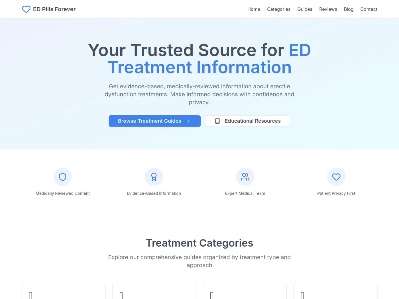 ED Pills Forever: Educational Resource Platform on Erectile Dysfunction Pills