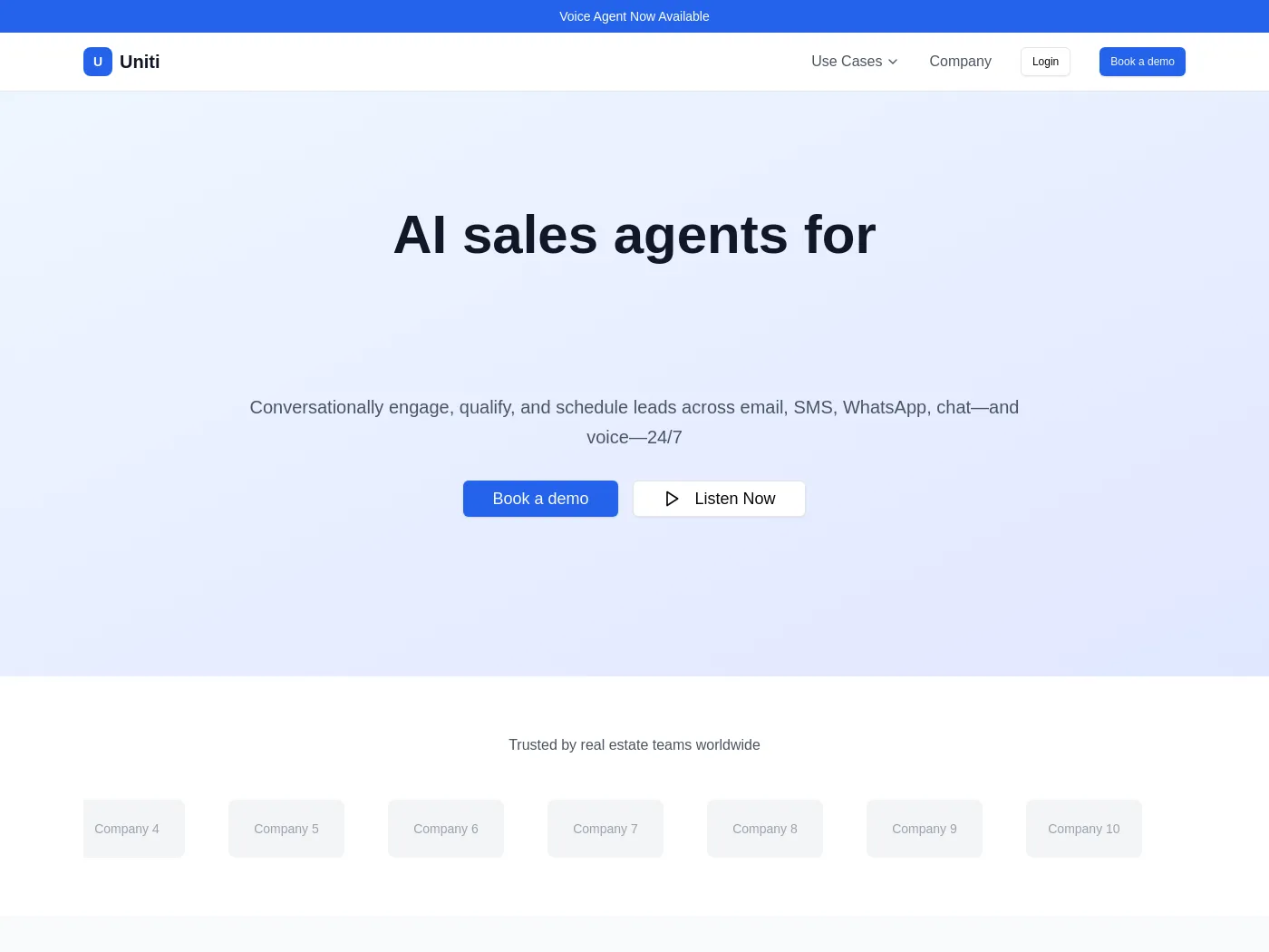 Edgy Interactive AI SaaS Website