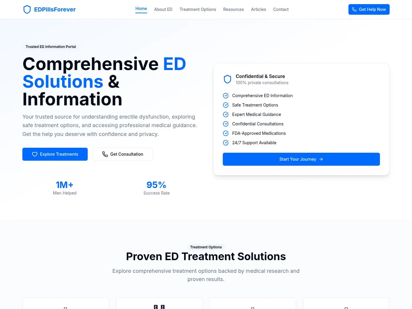 EDPillsForever - Comprehensive ED Information & Solutions Portal