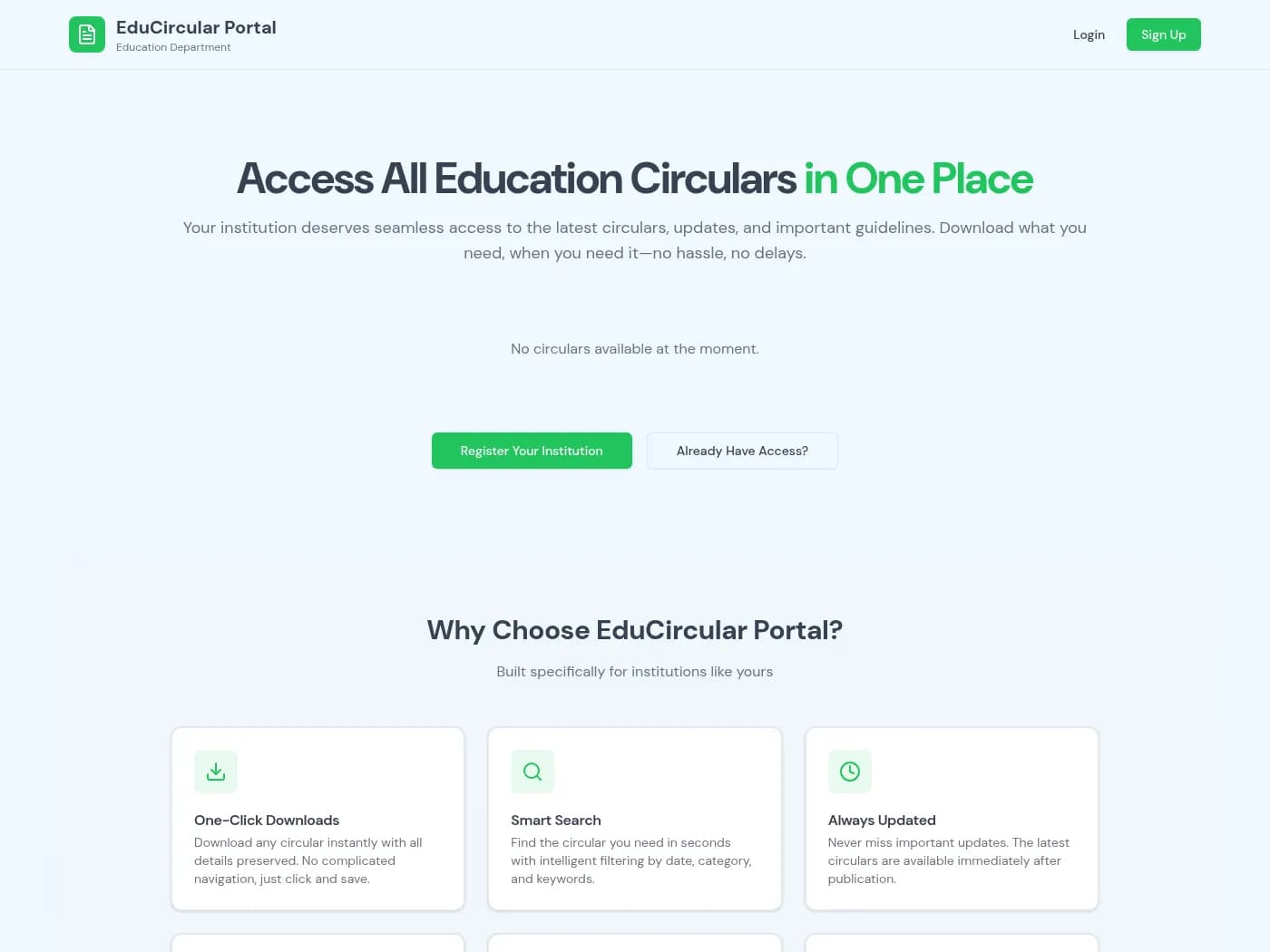 EduCircular Portal v-2.9