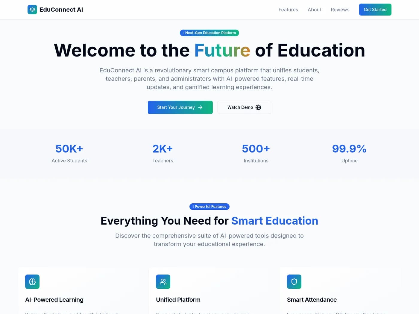 EduConnect AI: The Next-Gen Smart Campus Platform