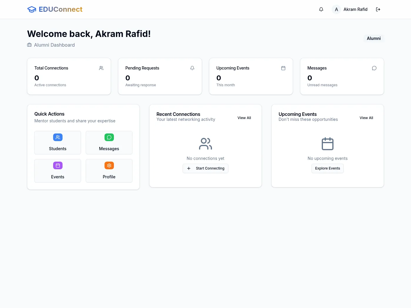 EDUConnect: Student-Alumni Networking Platform