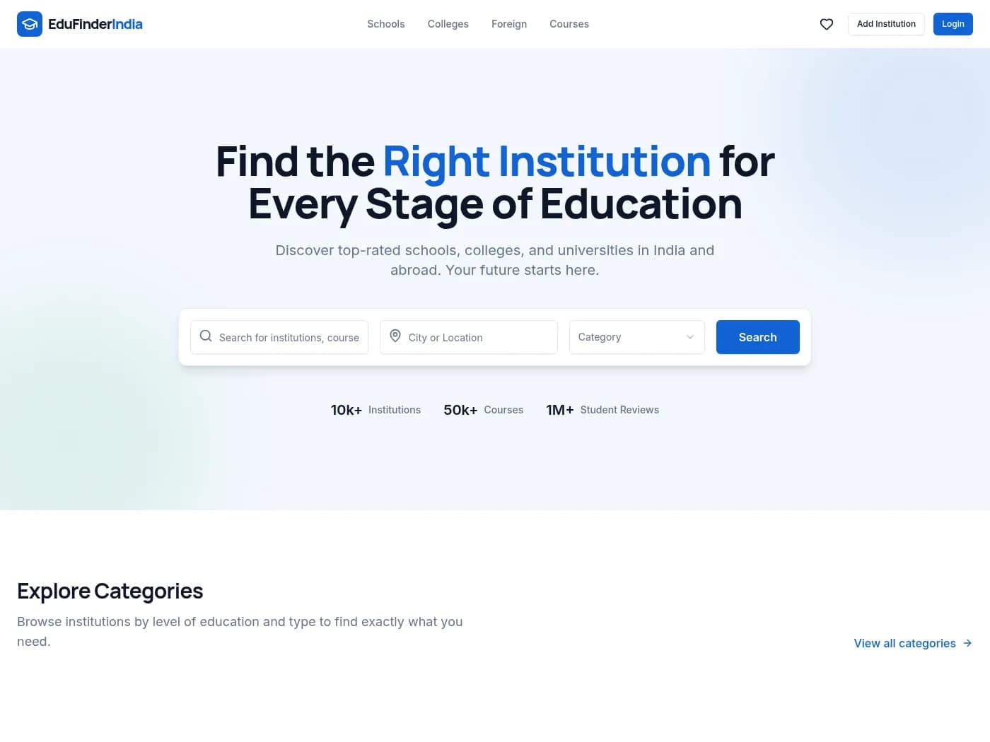 EduFinder India-v1.0