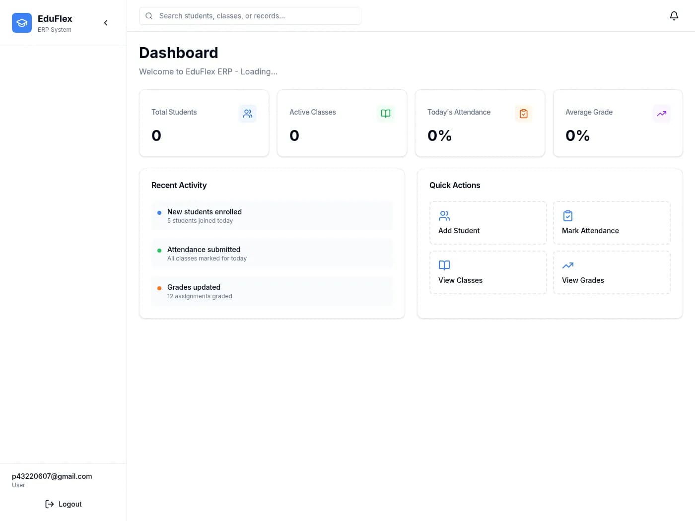 EduFlex ERP: Customizable School Management Platform