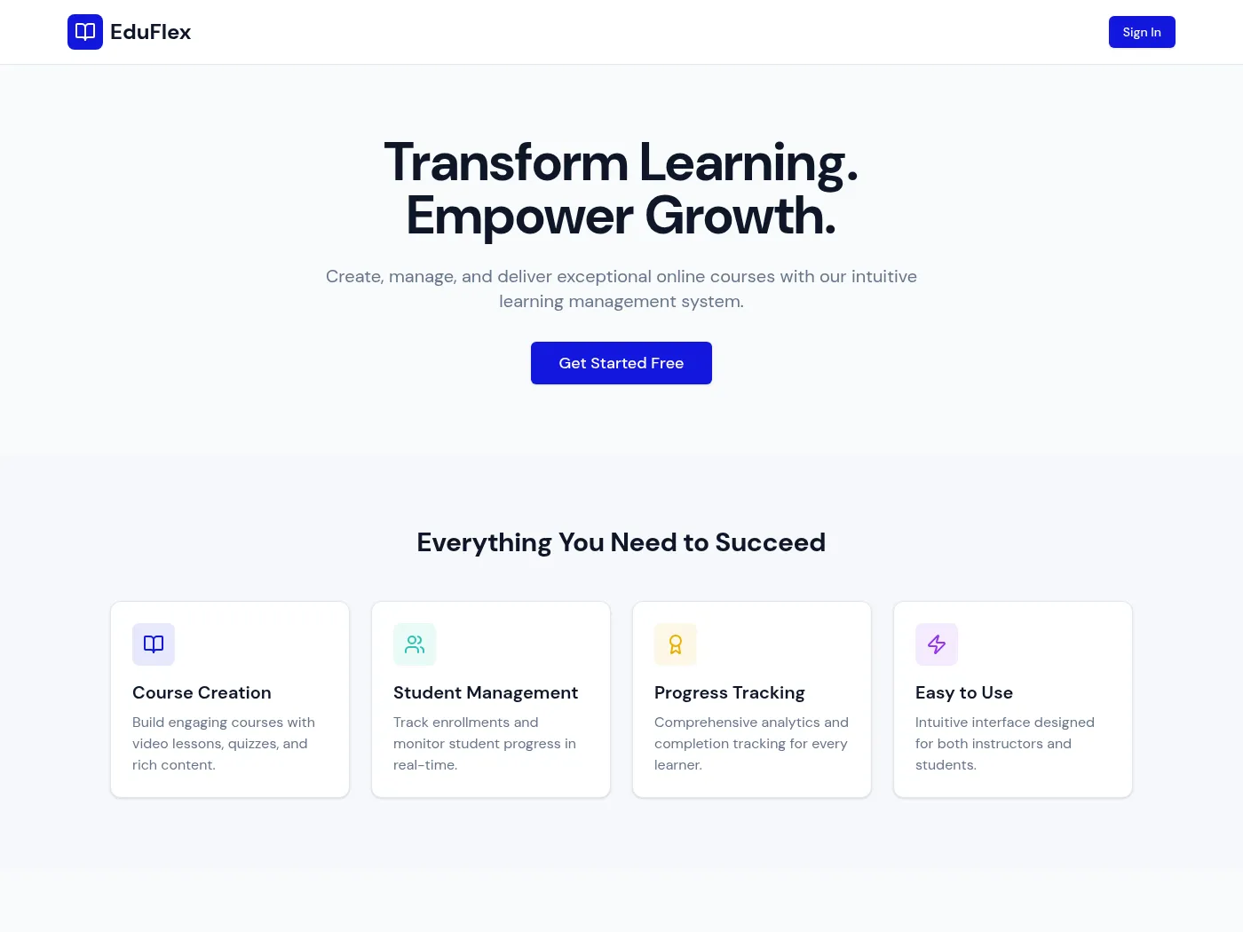 EduFlex LMS