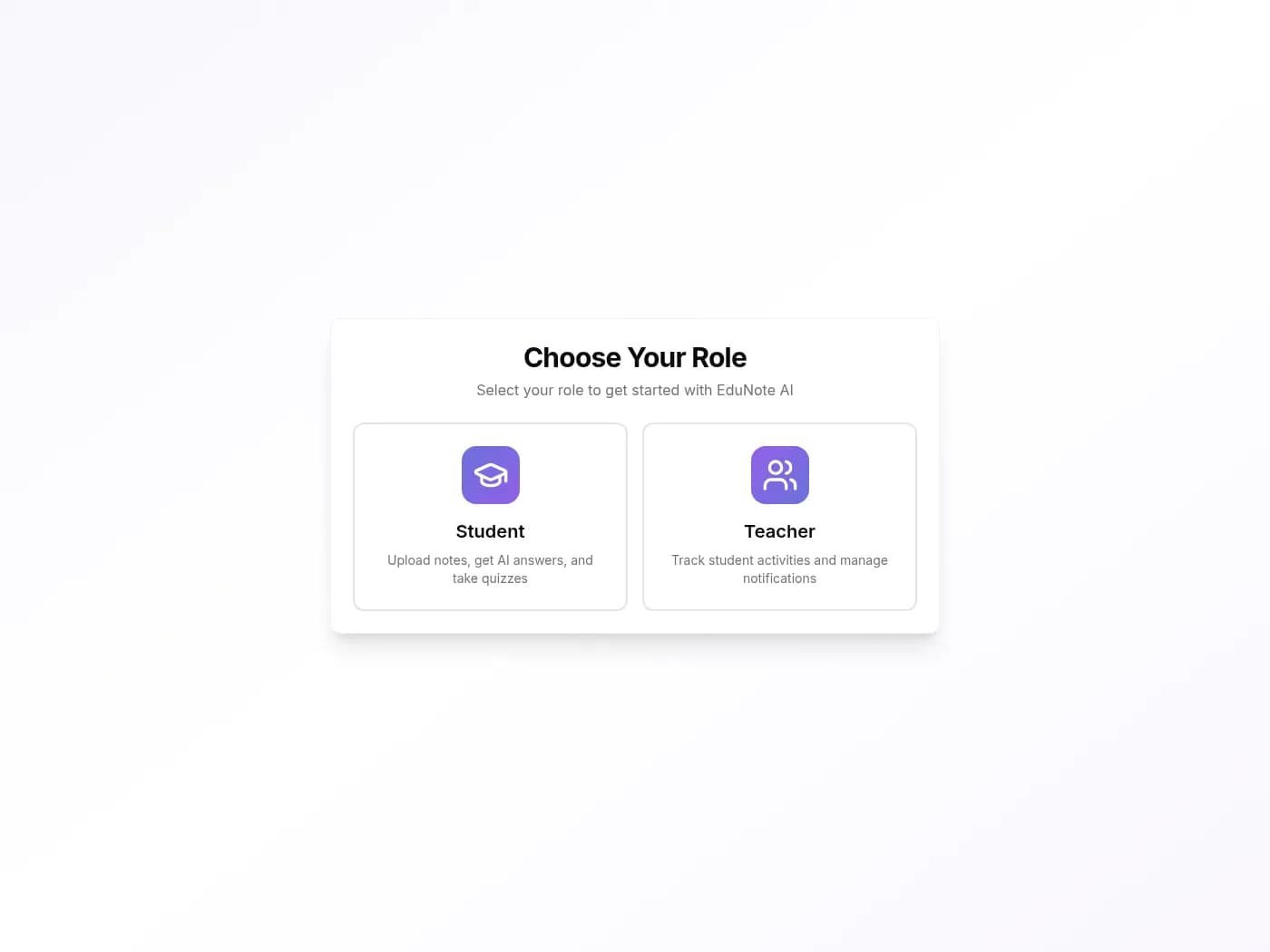EduNote AI: Smart Notes & Quiz Platform for Grade 10