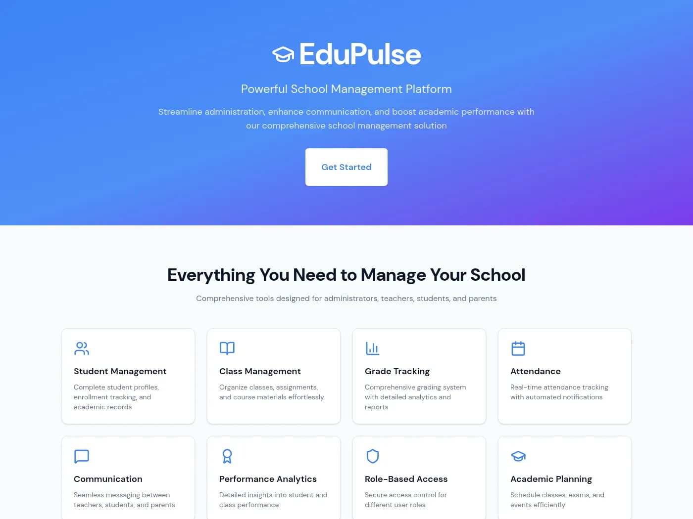 EduPulse: Powerful School Management Platform