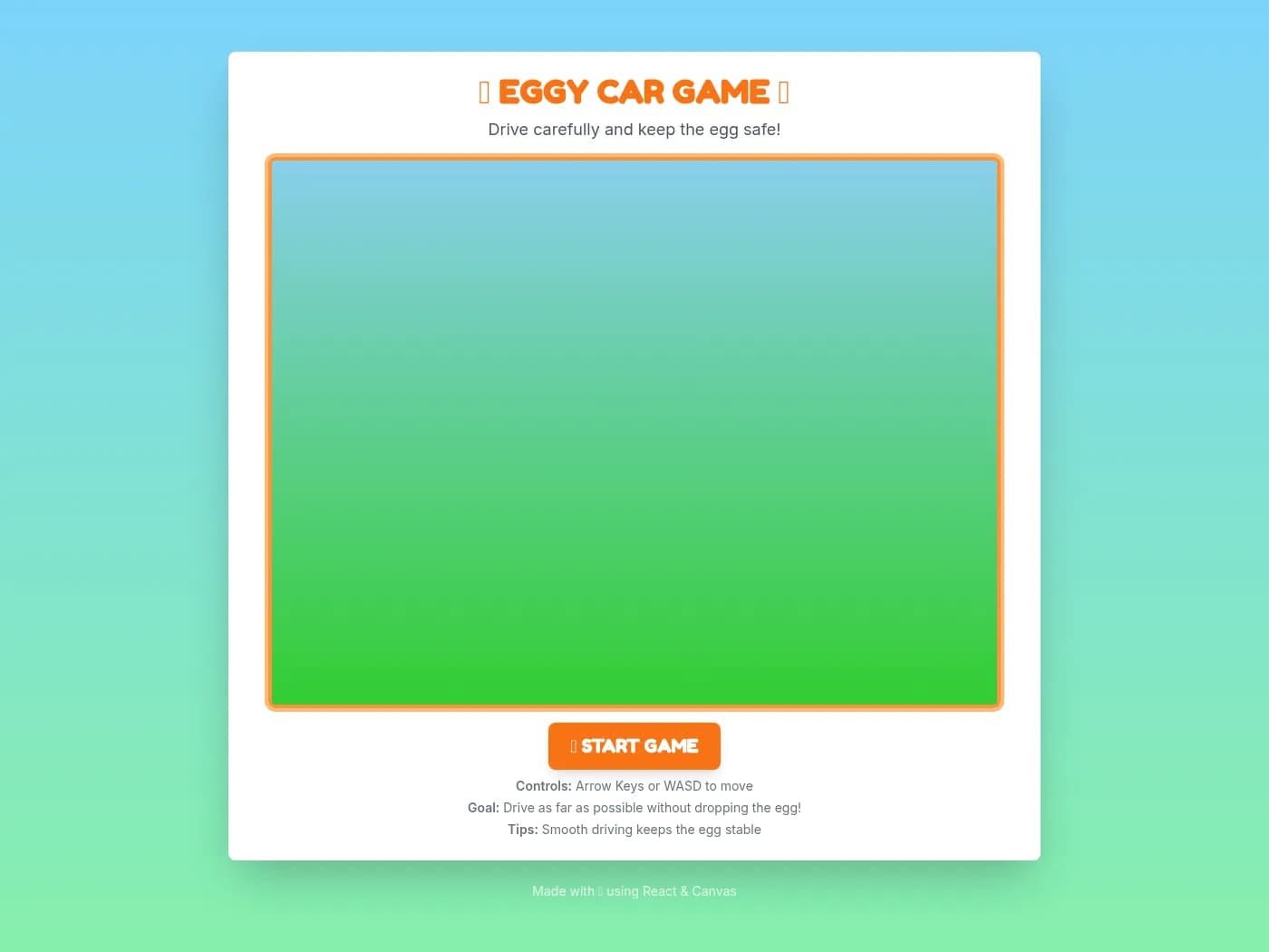 Eggy Car Game