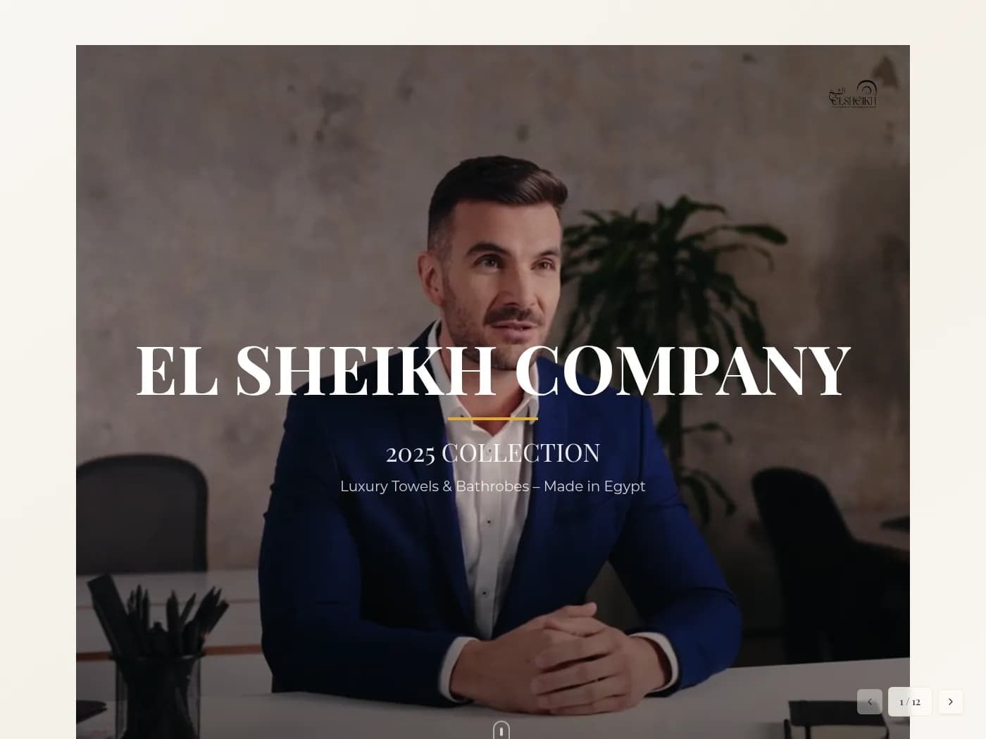 EL SHEIKH COMPANY 2025 Luxury Catalogue Web Experience