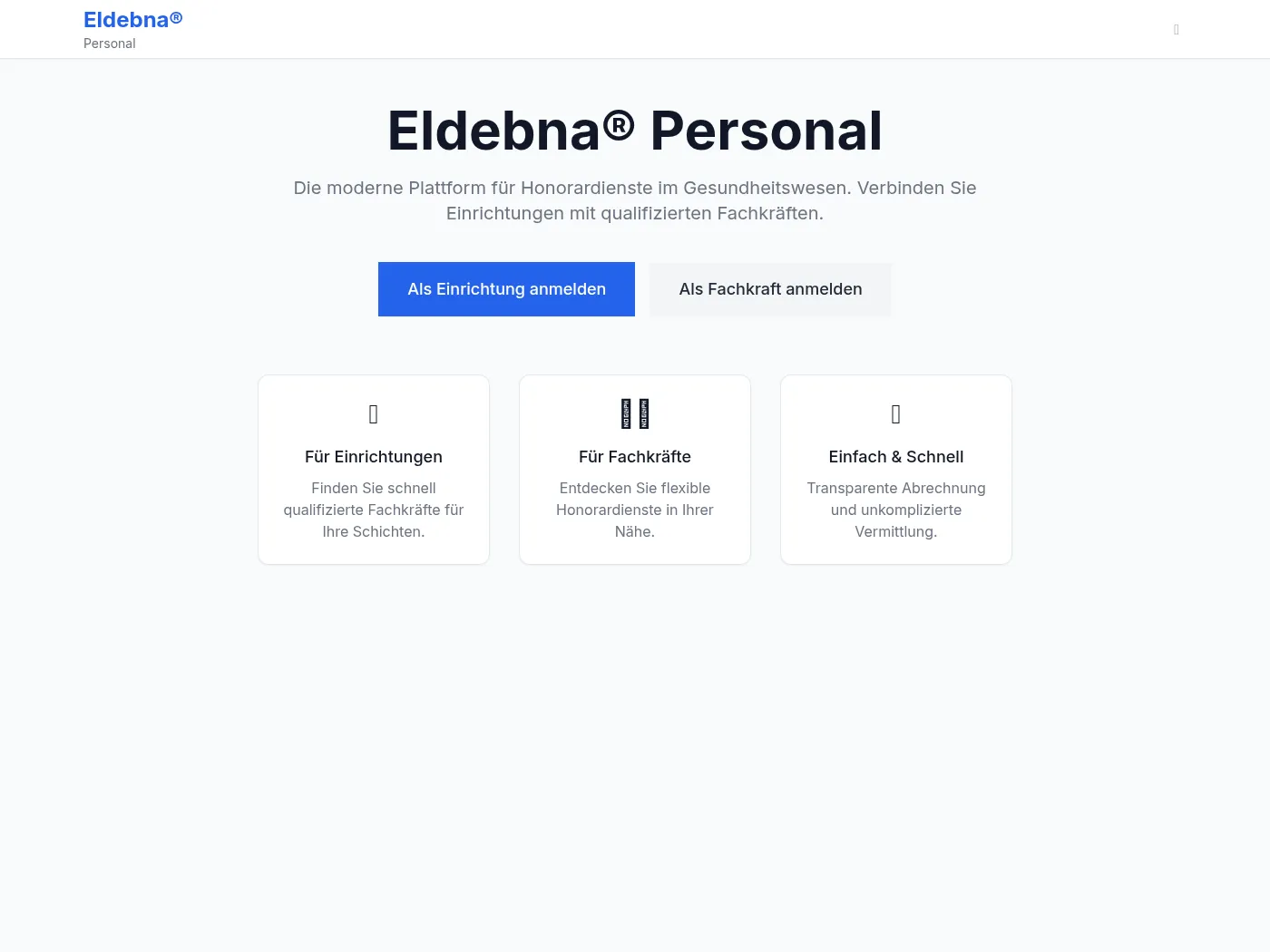 Eldebna® Personal Proof-of-Concept Webapp