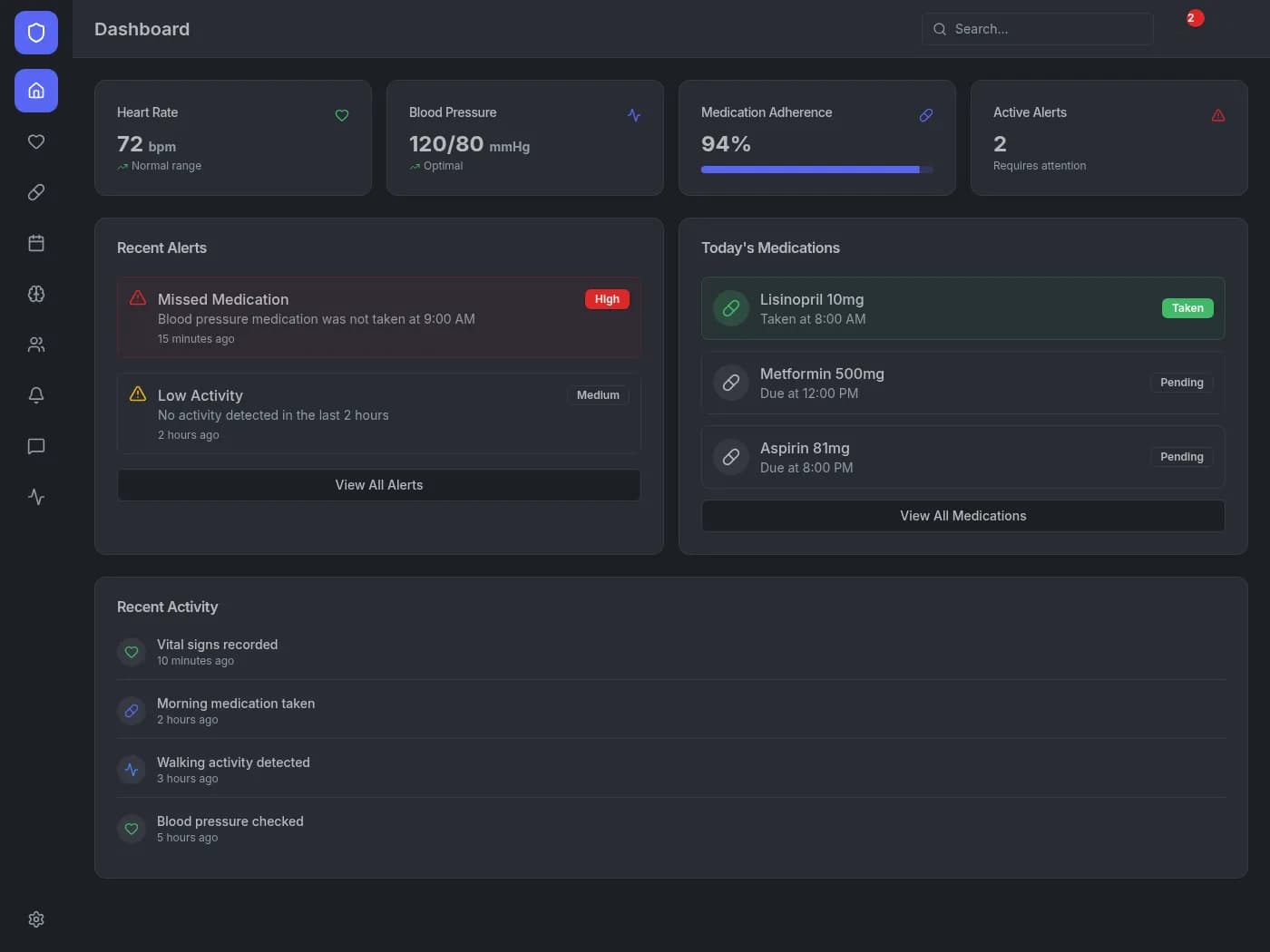 SilverLink: Modern Elderly Care SaaS Platform with IoT and AI-Driven Health Monitoring
