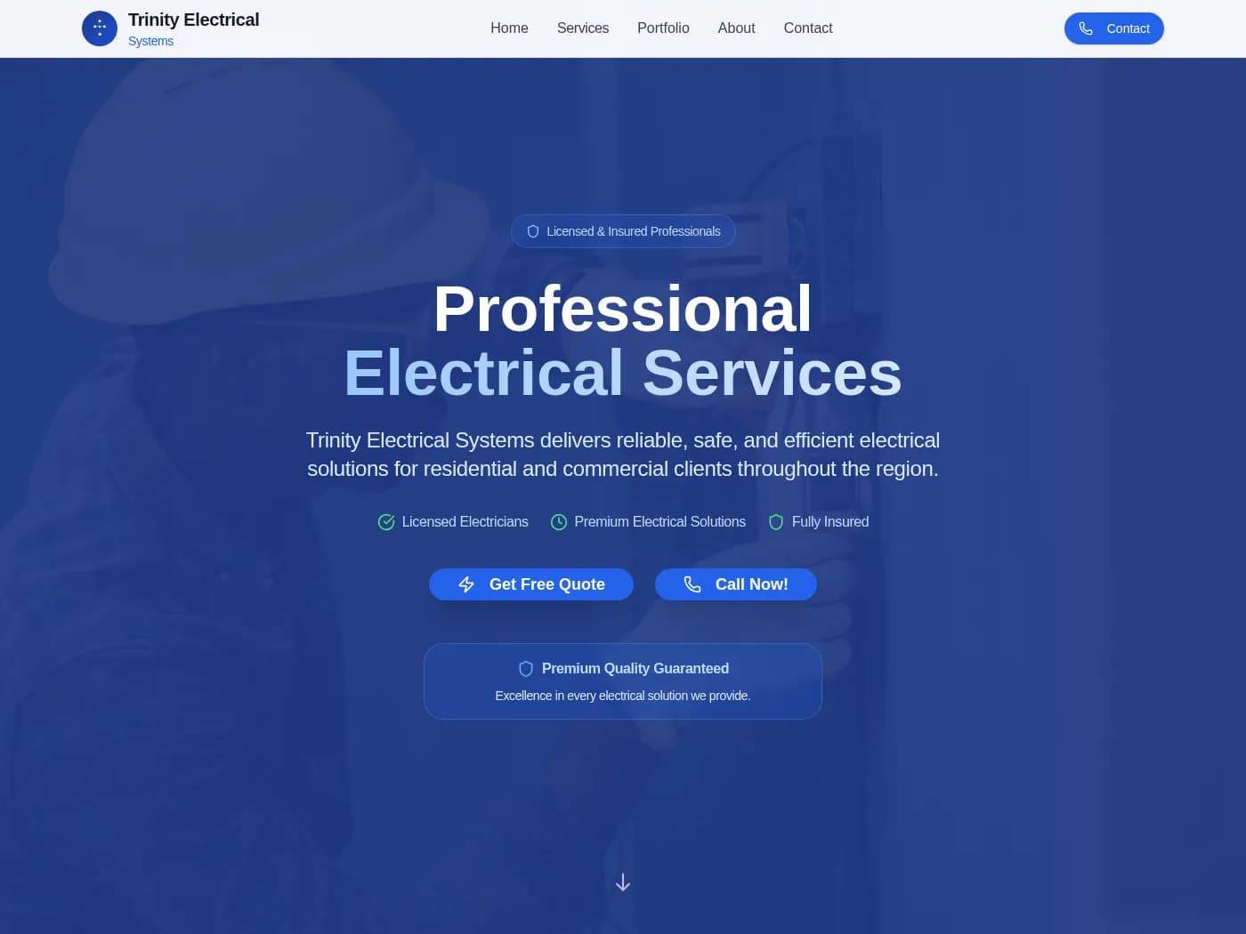 ElectroPro Business Website