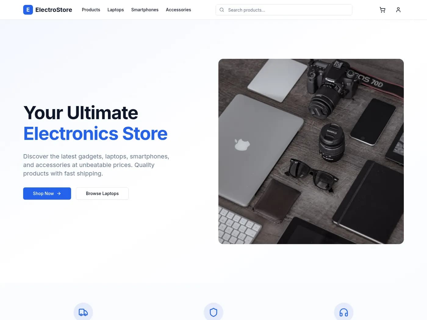 ElectroStore | Fullstack Electronics Ecommerce Platform