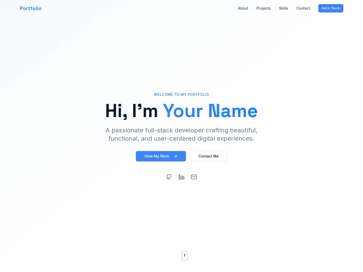 Elegant Personal Portfolio