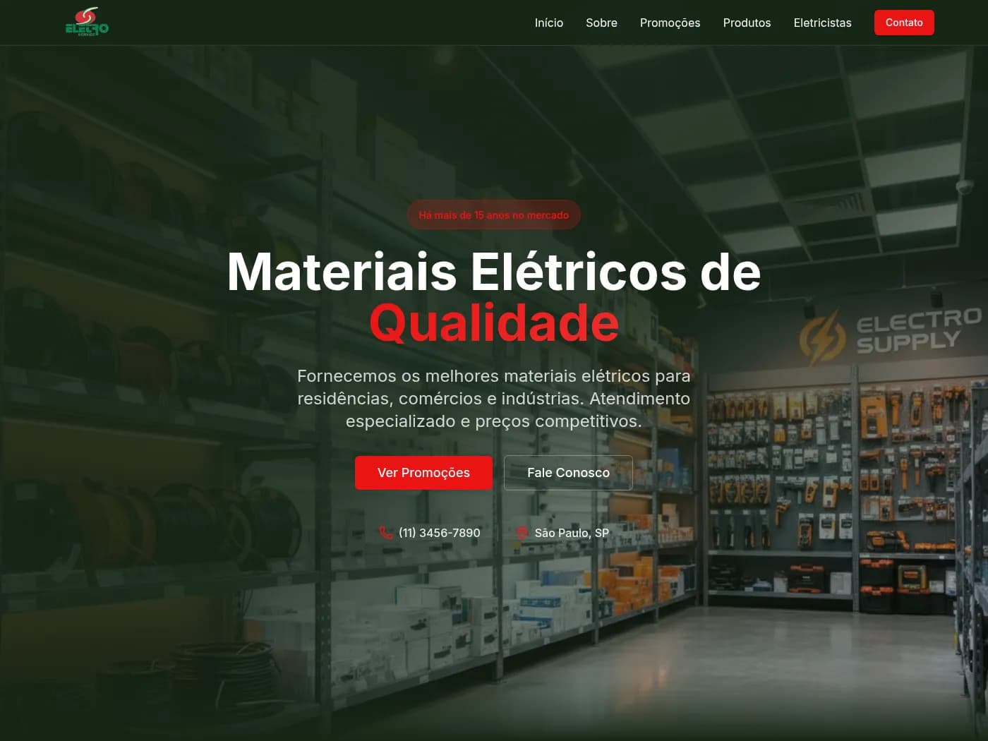 Site Institucional Eletro Service
