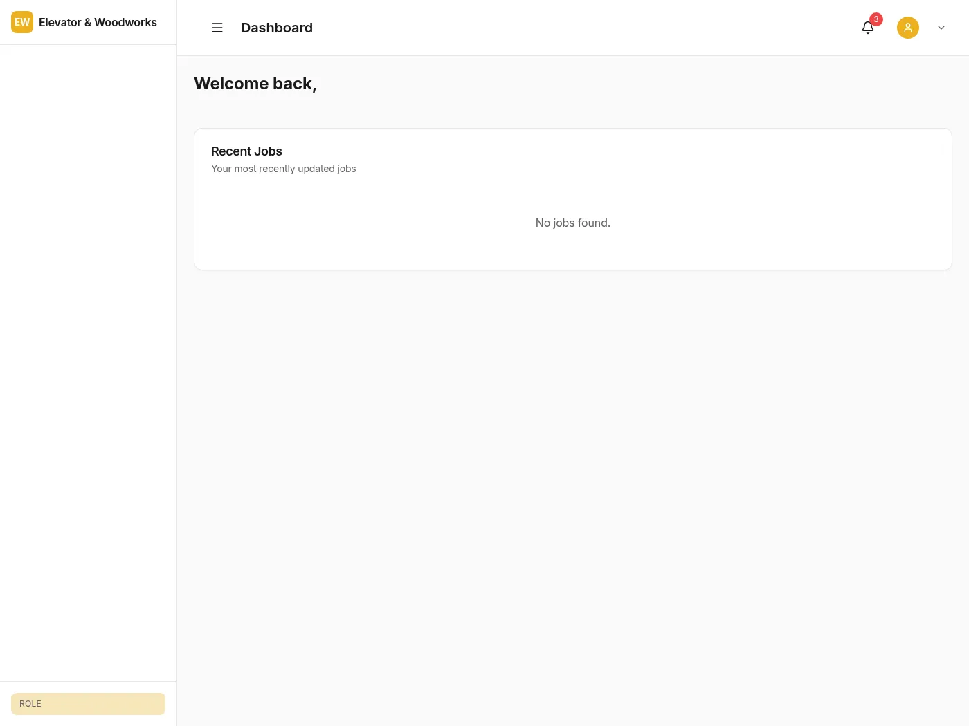 Elevator & Woodworks Role-based Workflow Dashboard