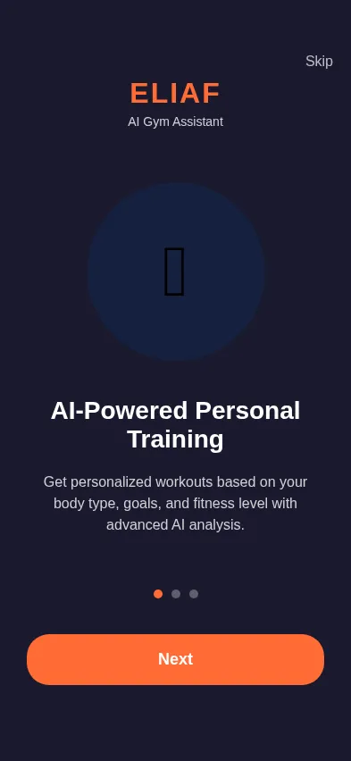 Eliaf: AI-Powered Gym Assistant Inspired by Influencers