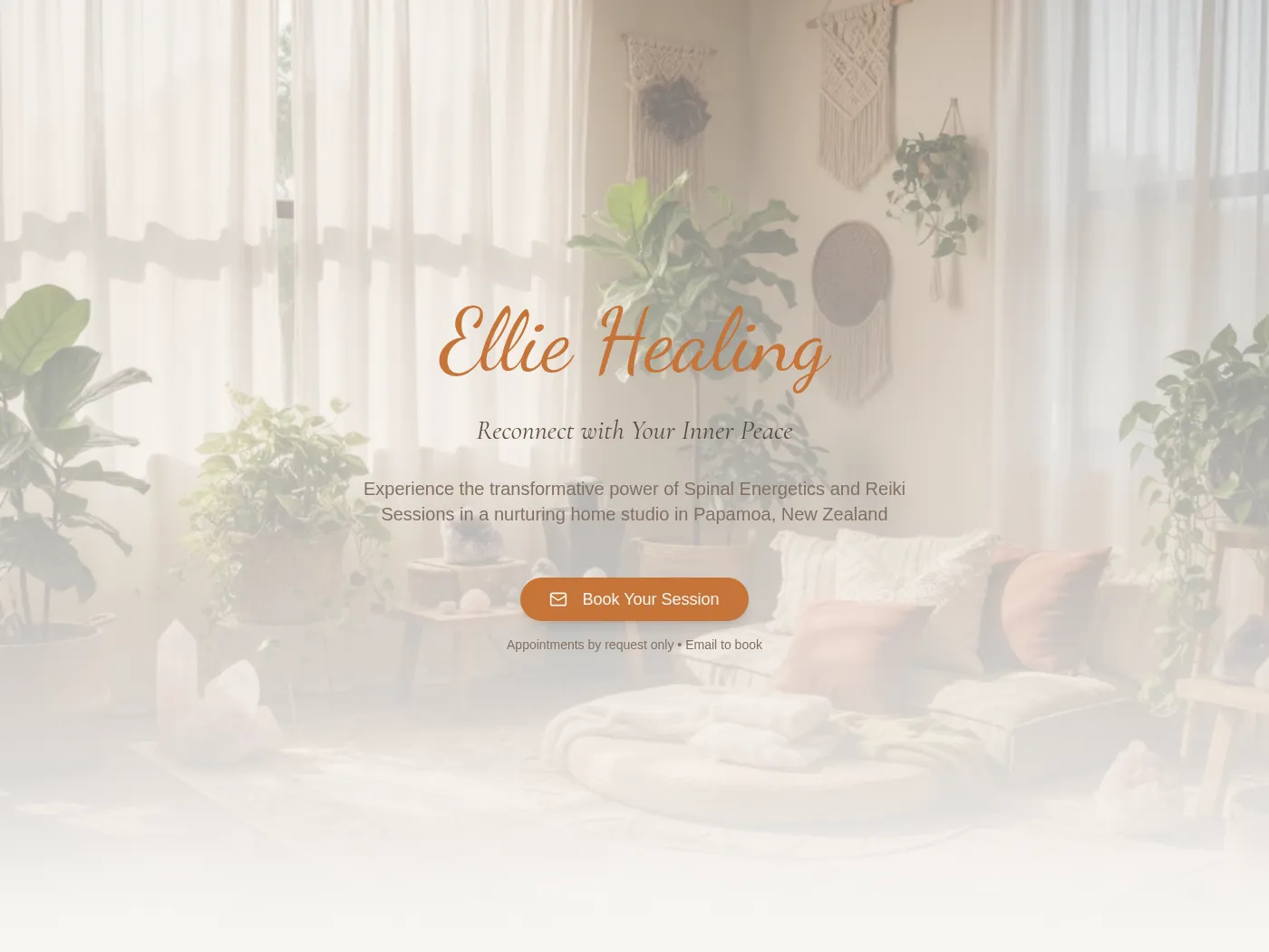 Ellie Healing Boho Landing Page