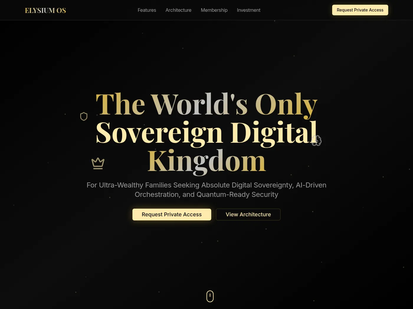 Elysium OS: The Sovereign Digital Kingdom for Ultra-Wealthy Families