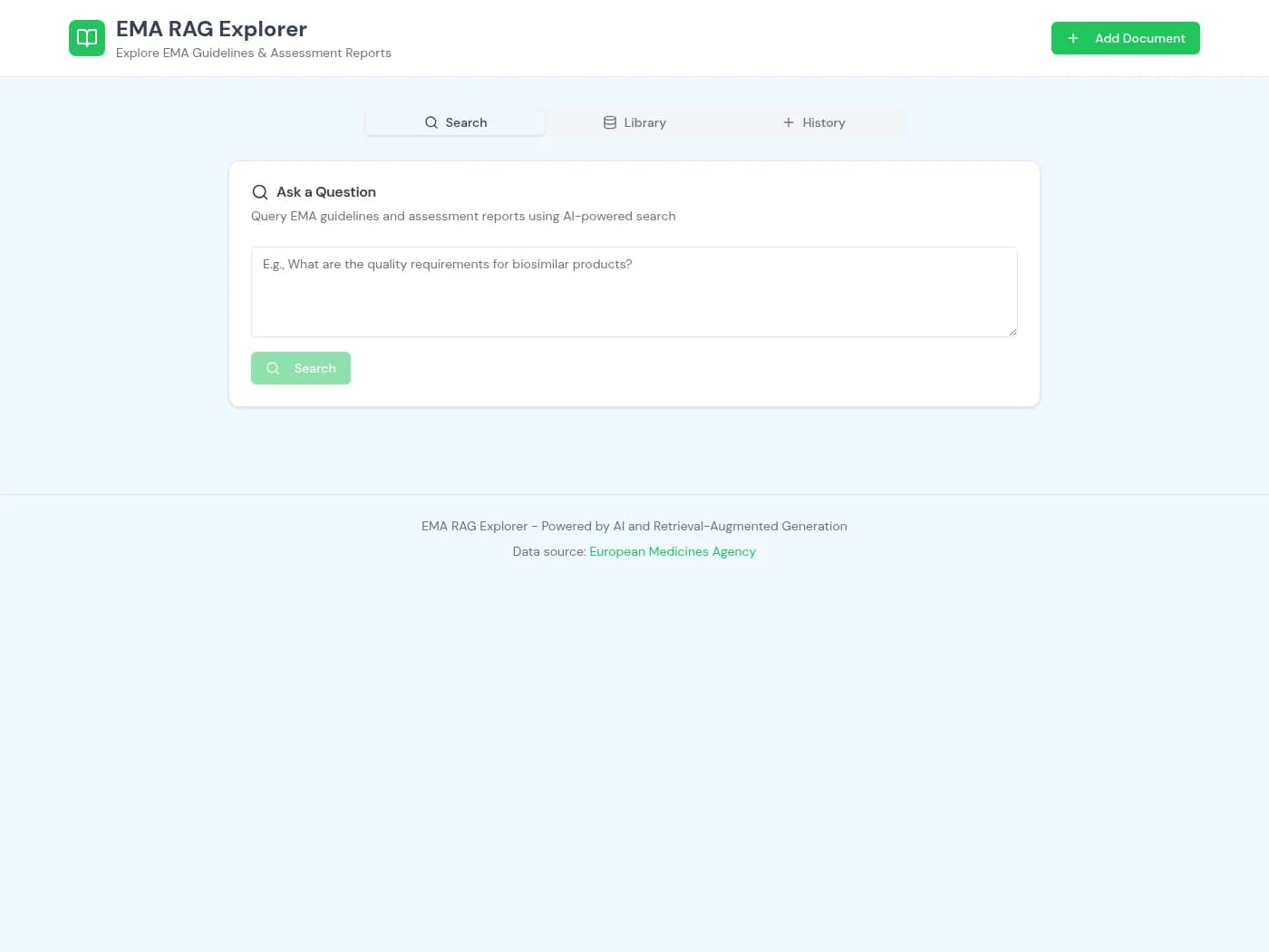 EMA Guideline & Assessment RAG Explorer