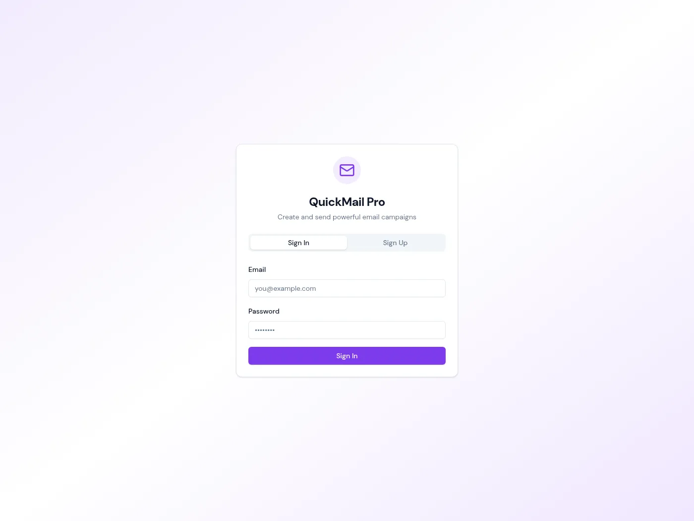 QuickMail Pro: Modern Email Marketing App