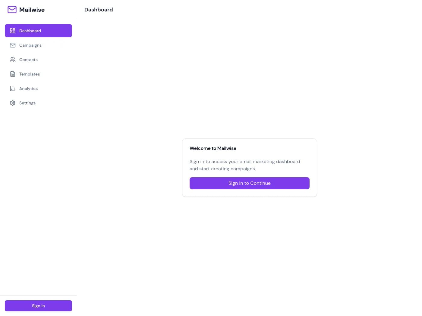 Mailwise - Simplified Email Marketing Platform