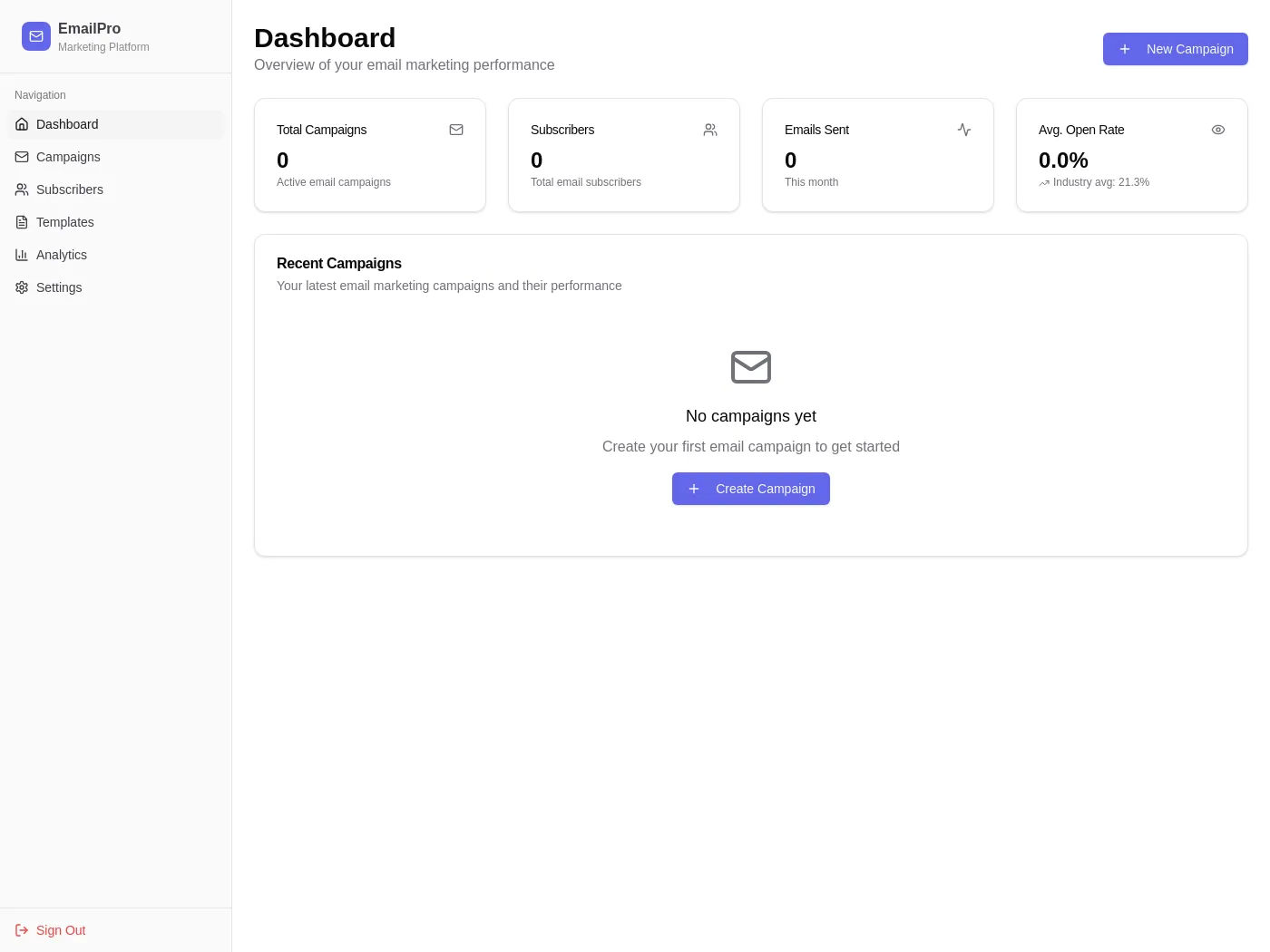 Email Marketing Platform