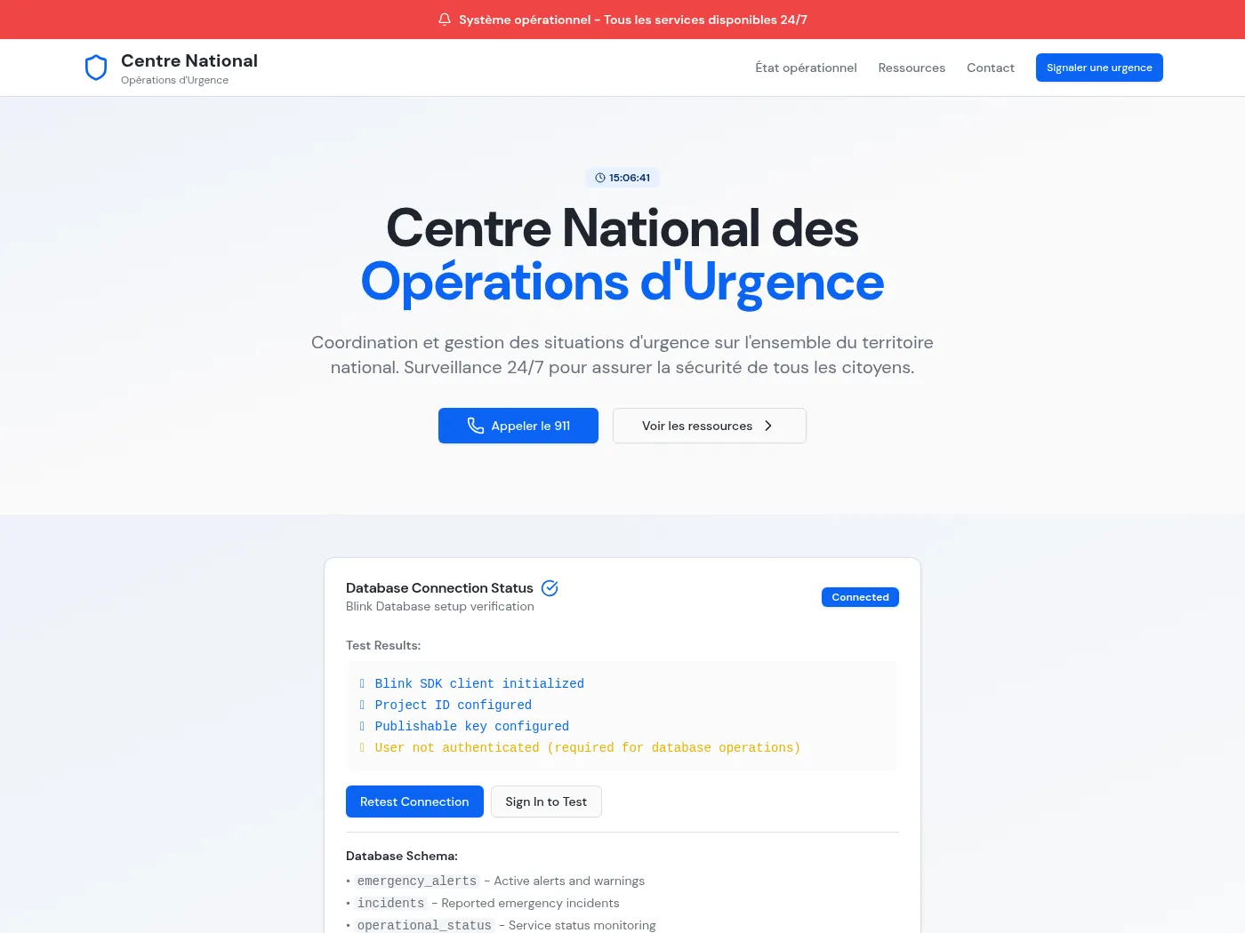 Emergency Ops Center Web