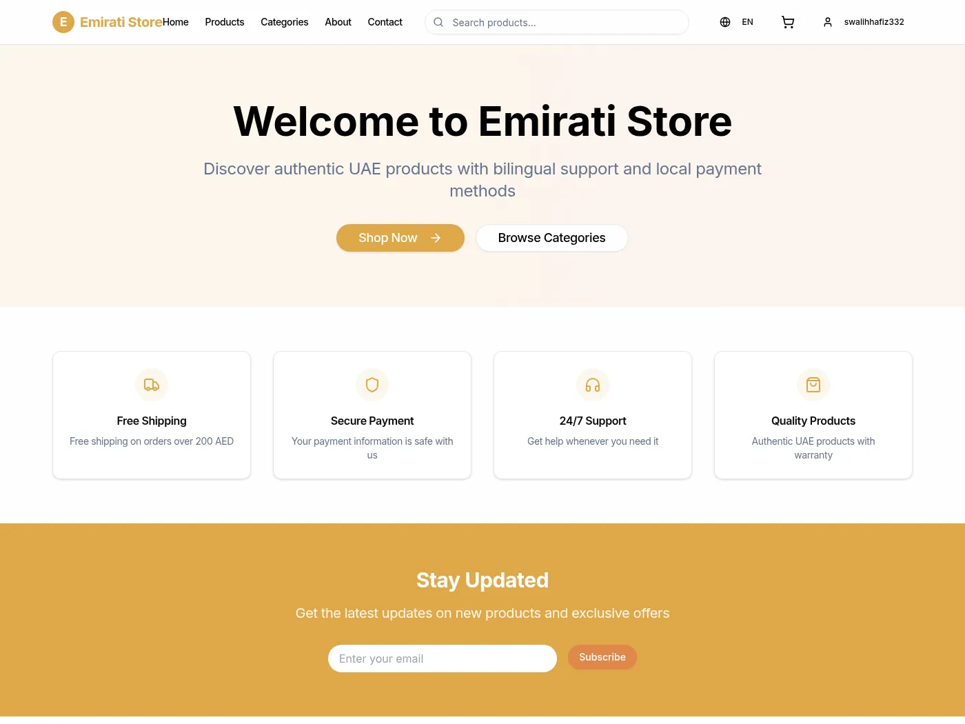 Emirati E-Commerce Engine: Headless, Bilingual, PDPL-Compliant Platform for UAE