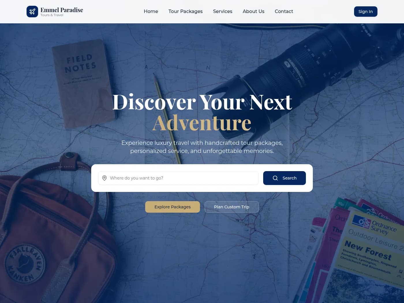 Emmel Paradise Tours & Travel - Luxury Tour Booking Platform