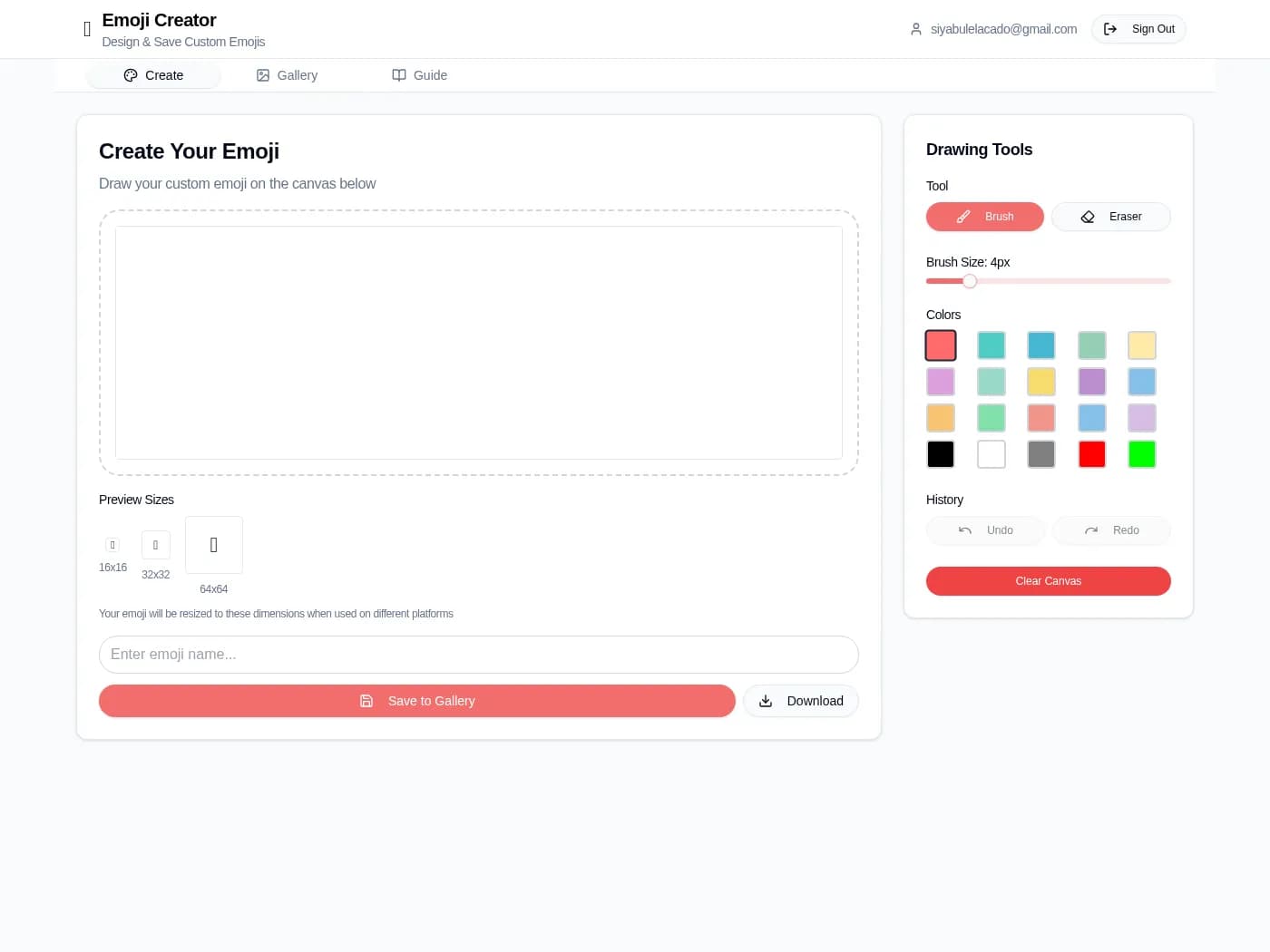 Emoji Creator & Keyboard Integration App