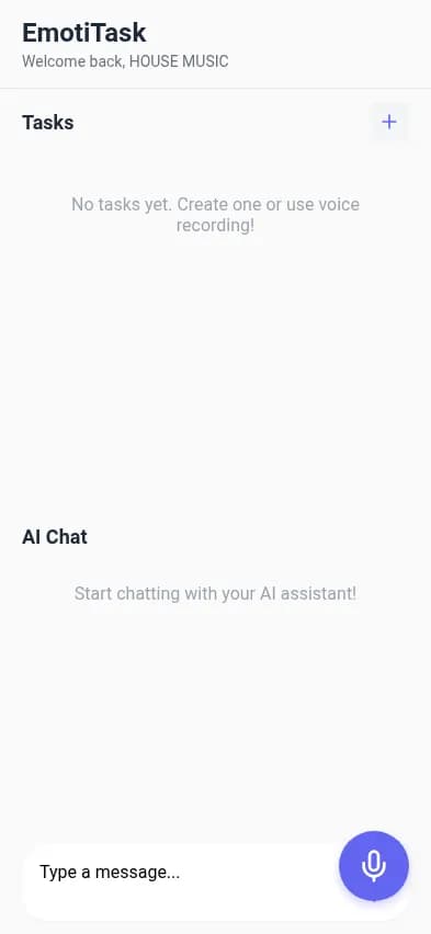 EmotiTask: AI-Powered Voice & Chat Task Manager