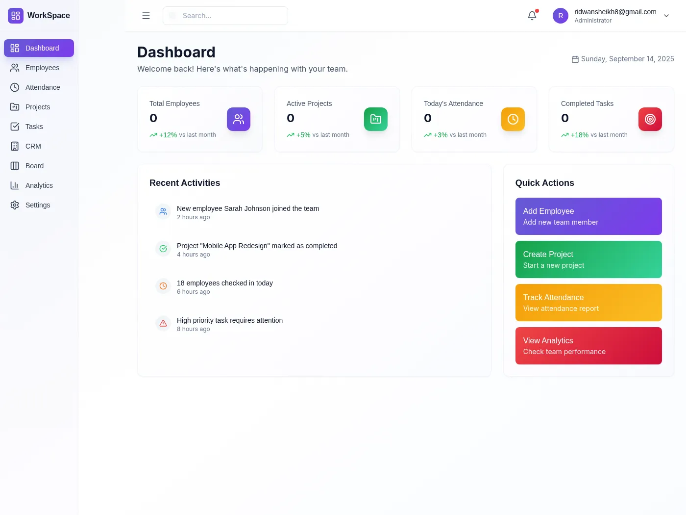 ClickUp-Inspired Employee & Project Management Suite