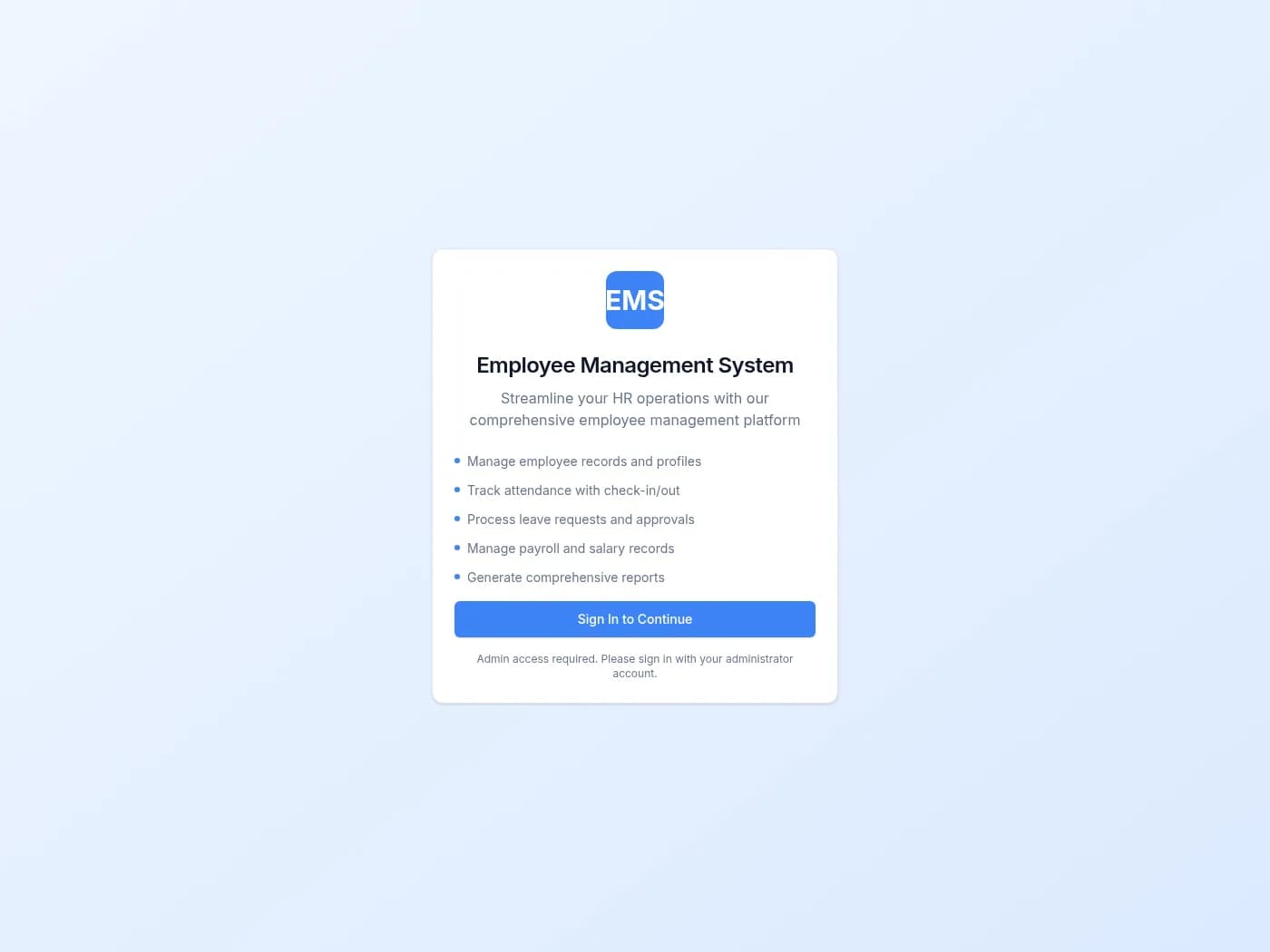 Comprehensive Employee Management System for Modern Workplaces