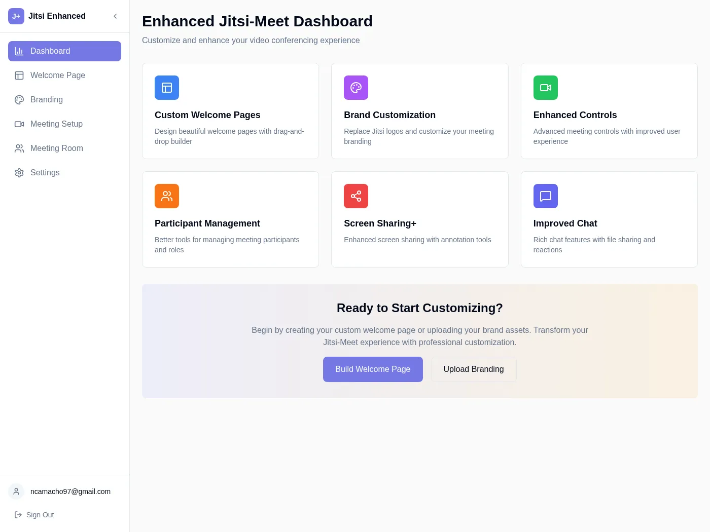 Enhanced Jitsi-Meet Customizer