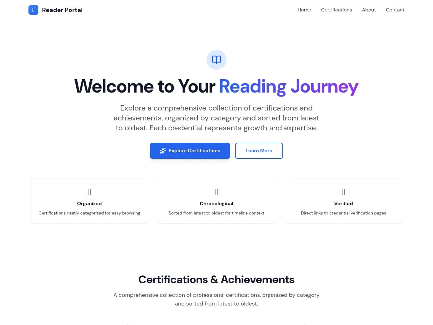 Enhanced Online Reader Platform