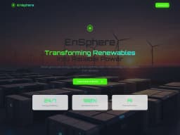 EnSphere Renewable Energy Website