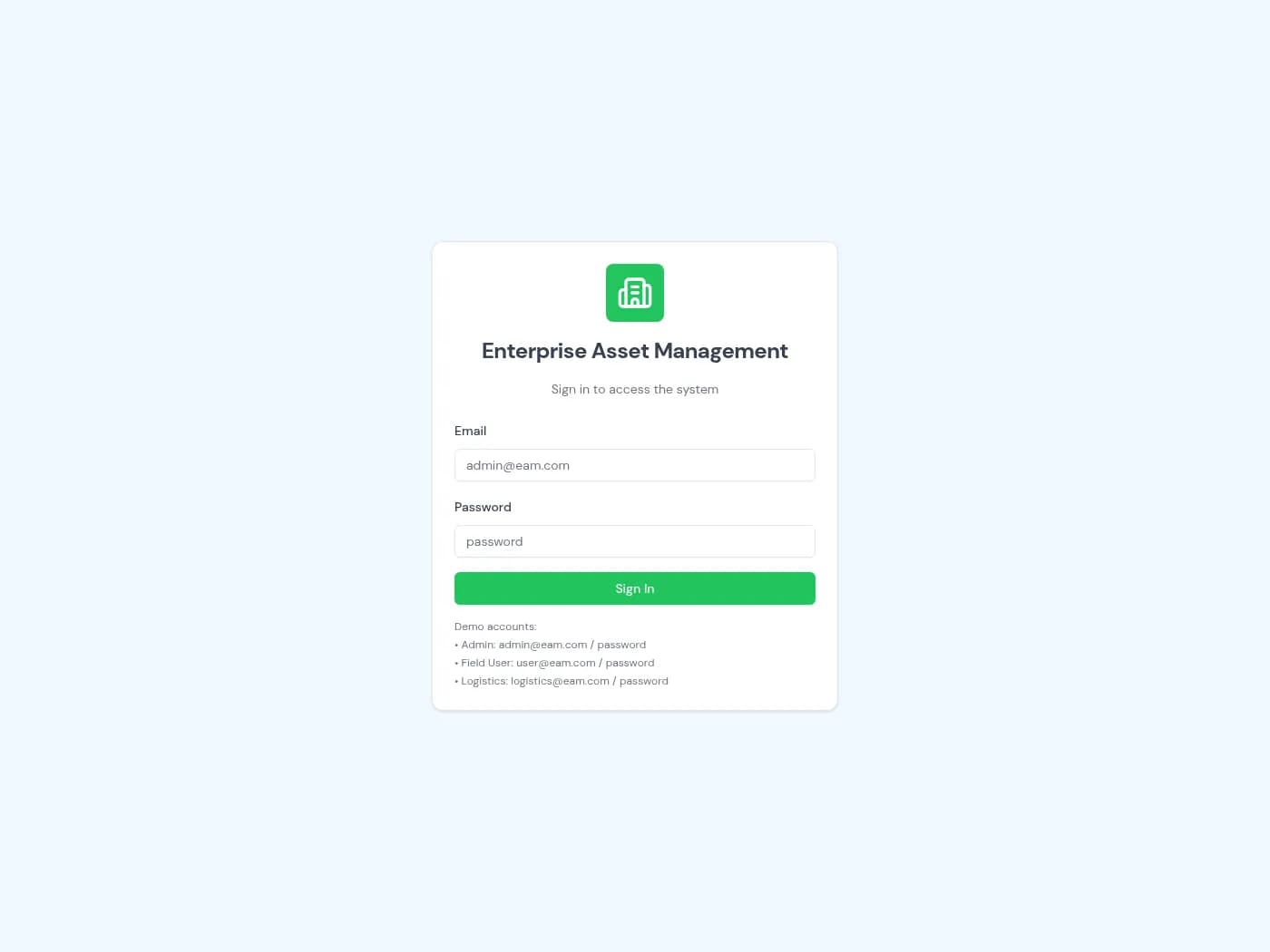 Enterprise Asset Management & Logistic Tracking System