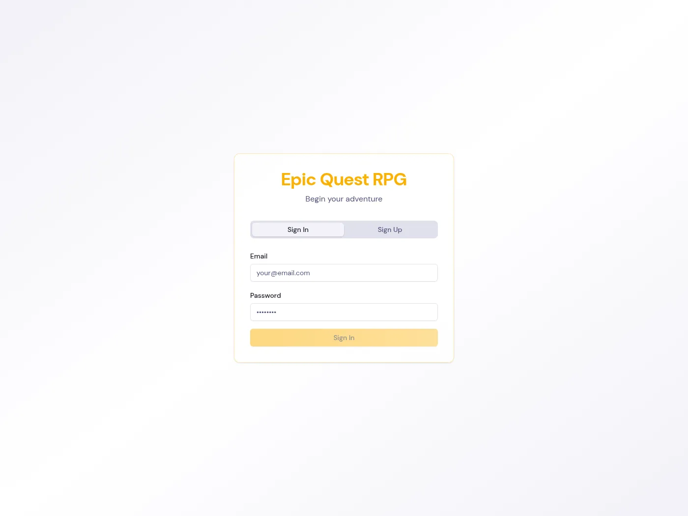 Epic Quest RPG