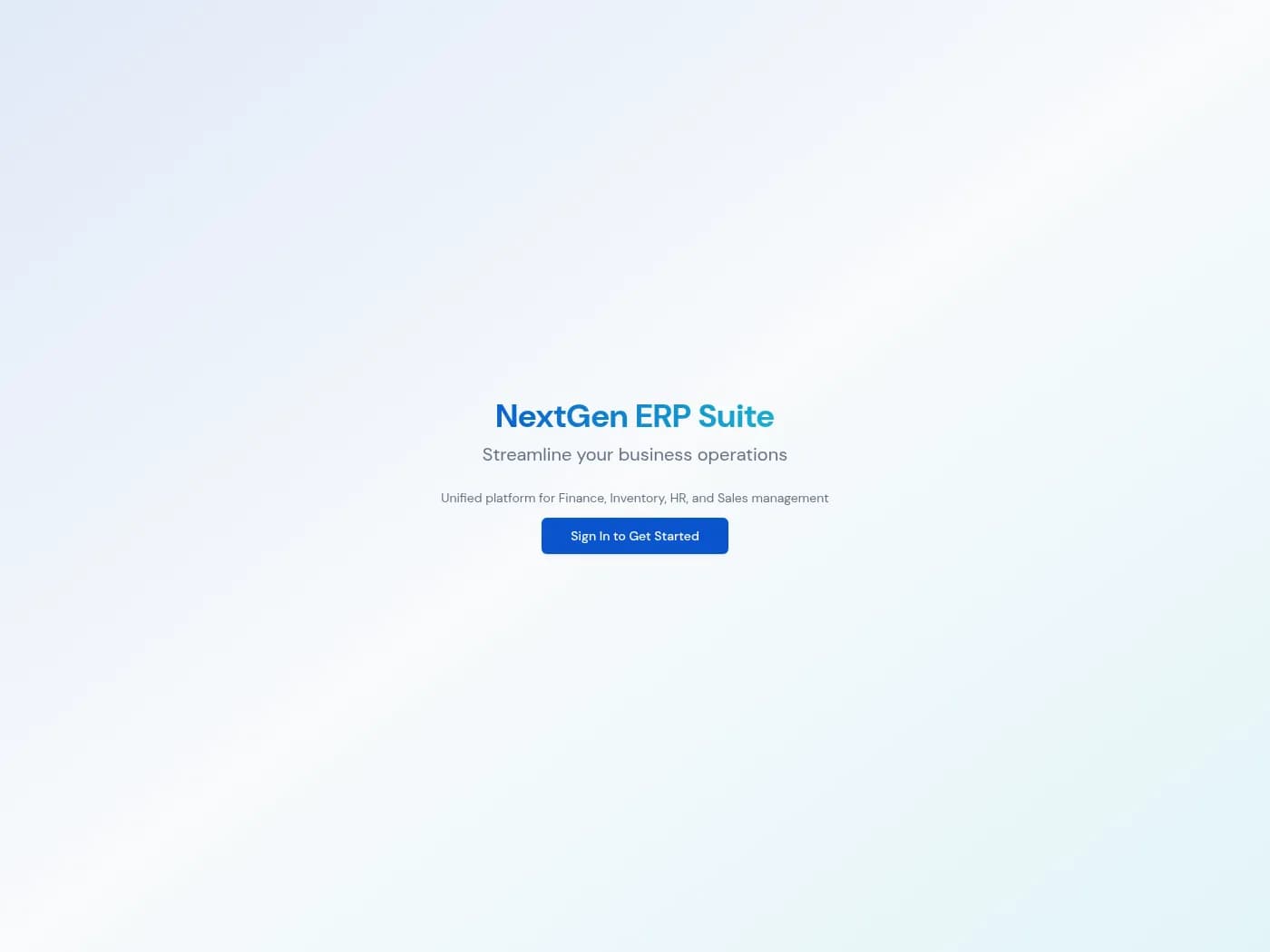 NextGen ERP Suite
