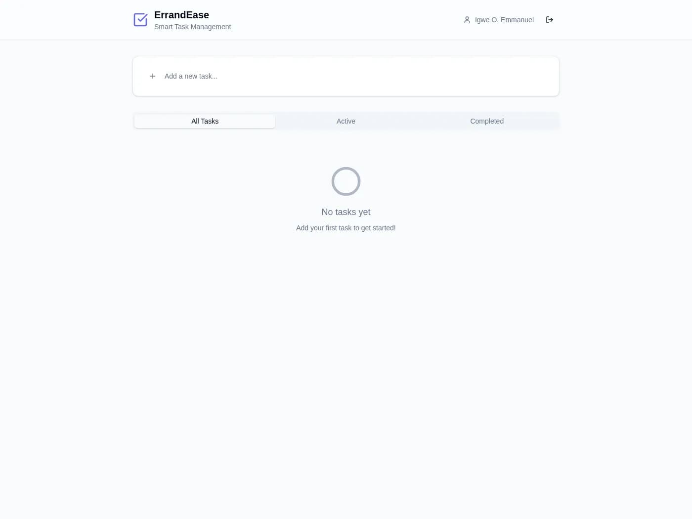 ErrandEase: Smart Task Management App