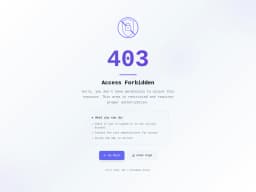 Custom 403 Error Page