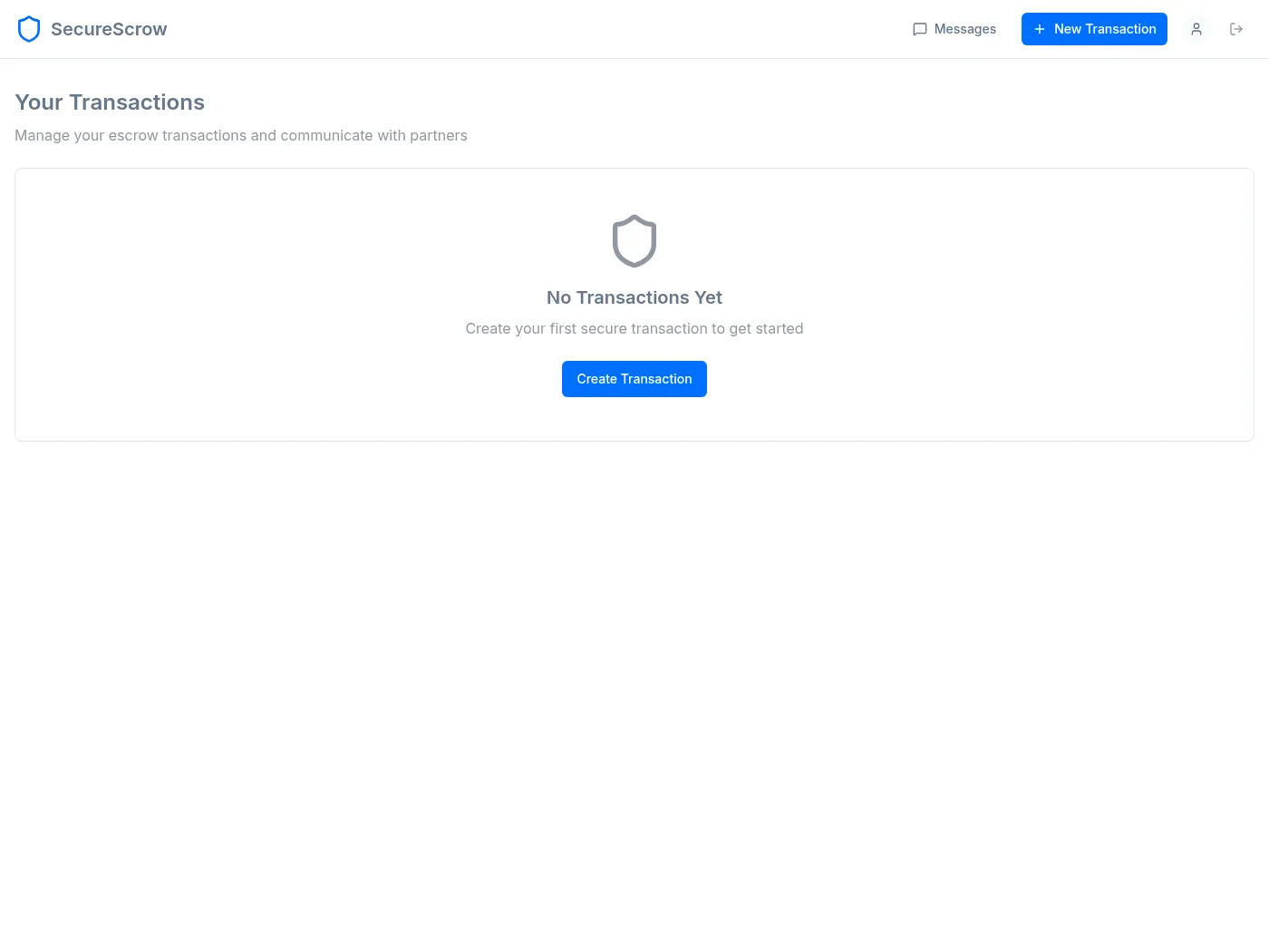 Escrow Platform with Integrated Messaging