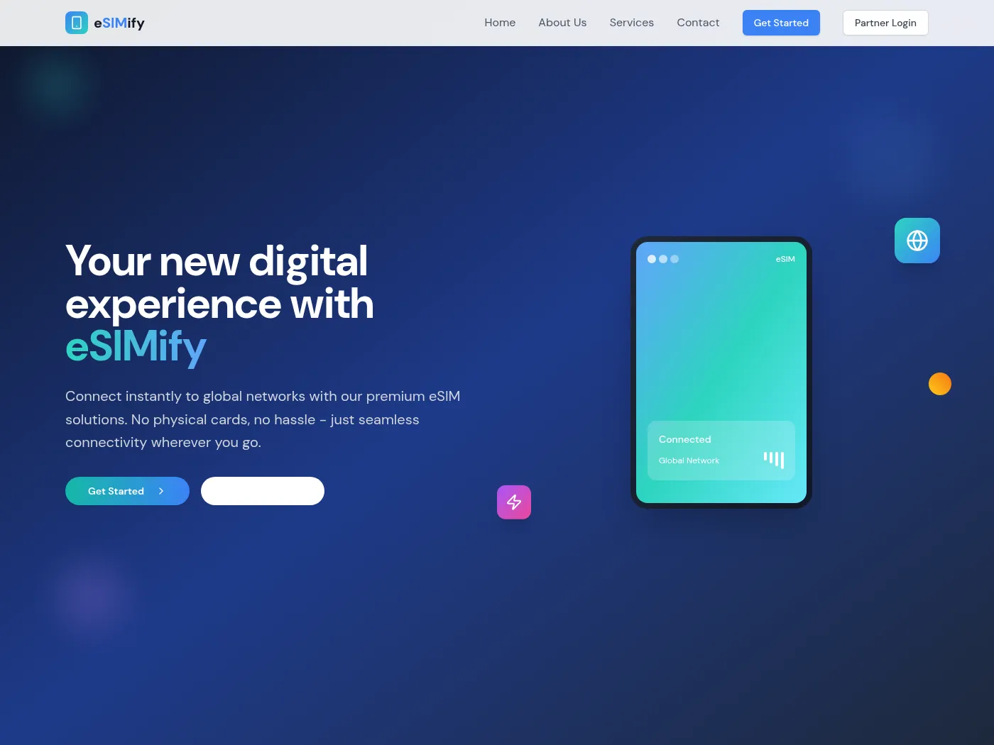 eSIMify: A Modern SPA for eSIM Service Company