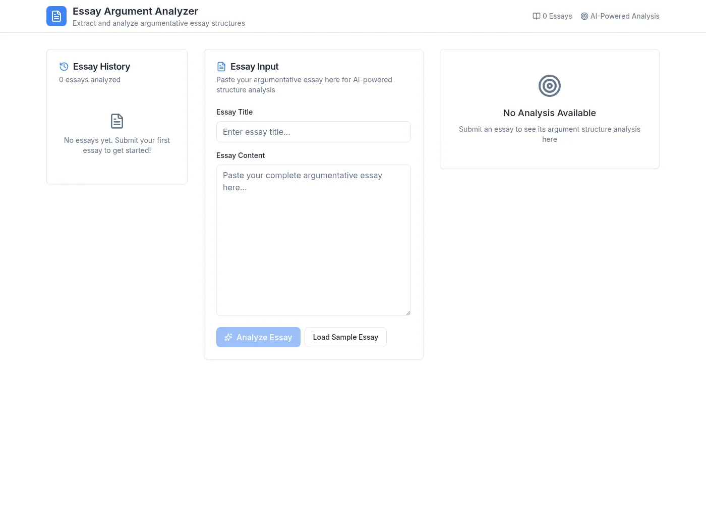 Automated Essay Argument Structure Analyzer