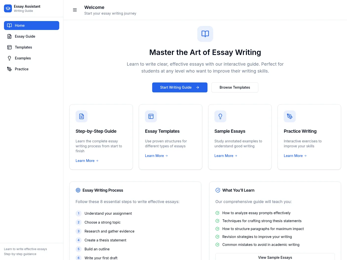 Essay Writing Assistant: Guide to Structuring Essays Effectively