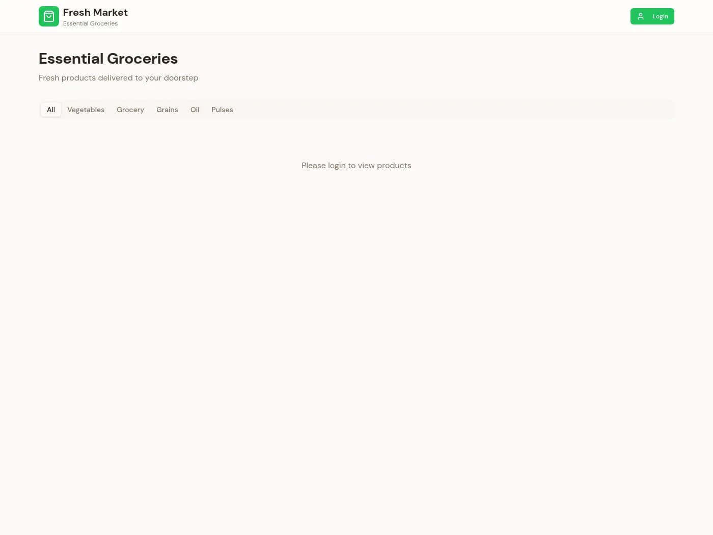 Essential Grocery Marketplace