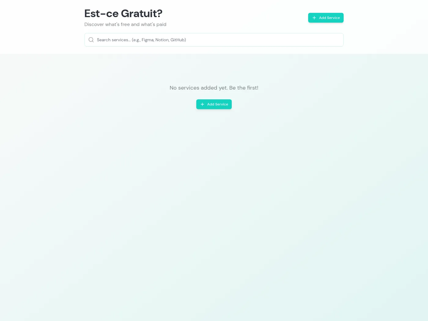 Est-ce Gratuit Finder