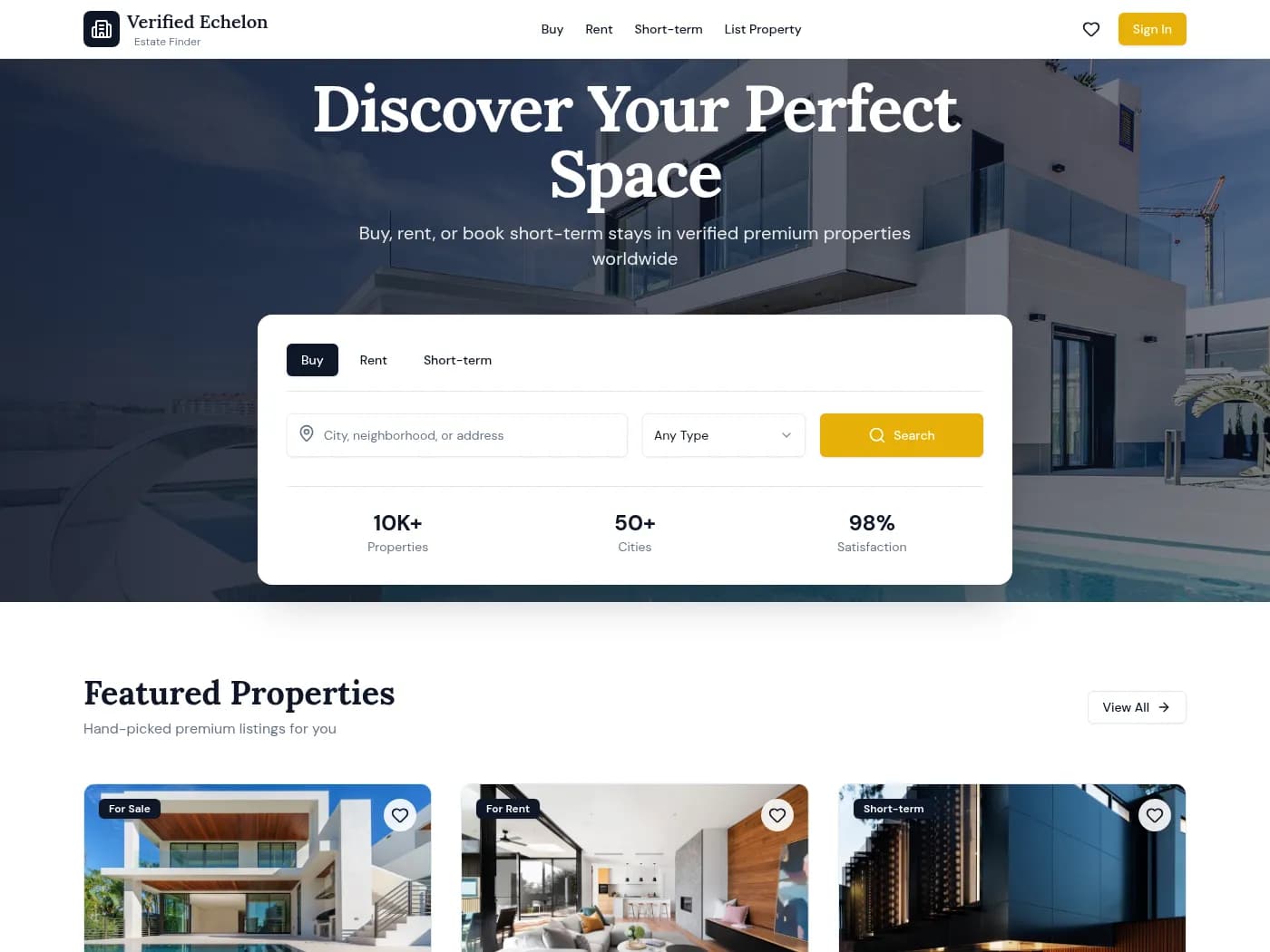 Verified Echelon Estate Finder