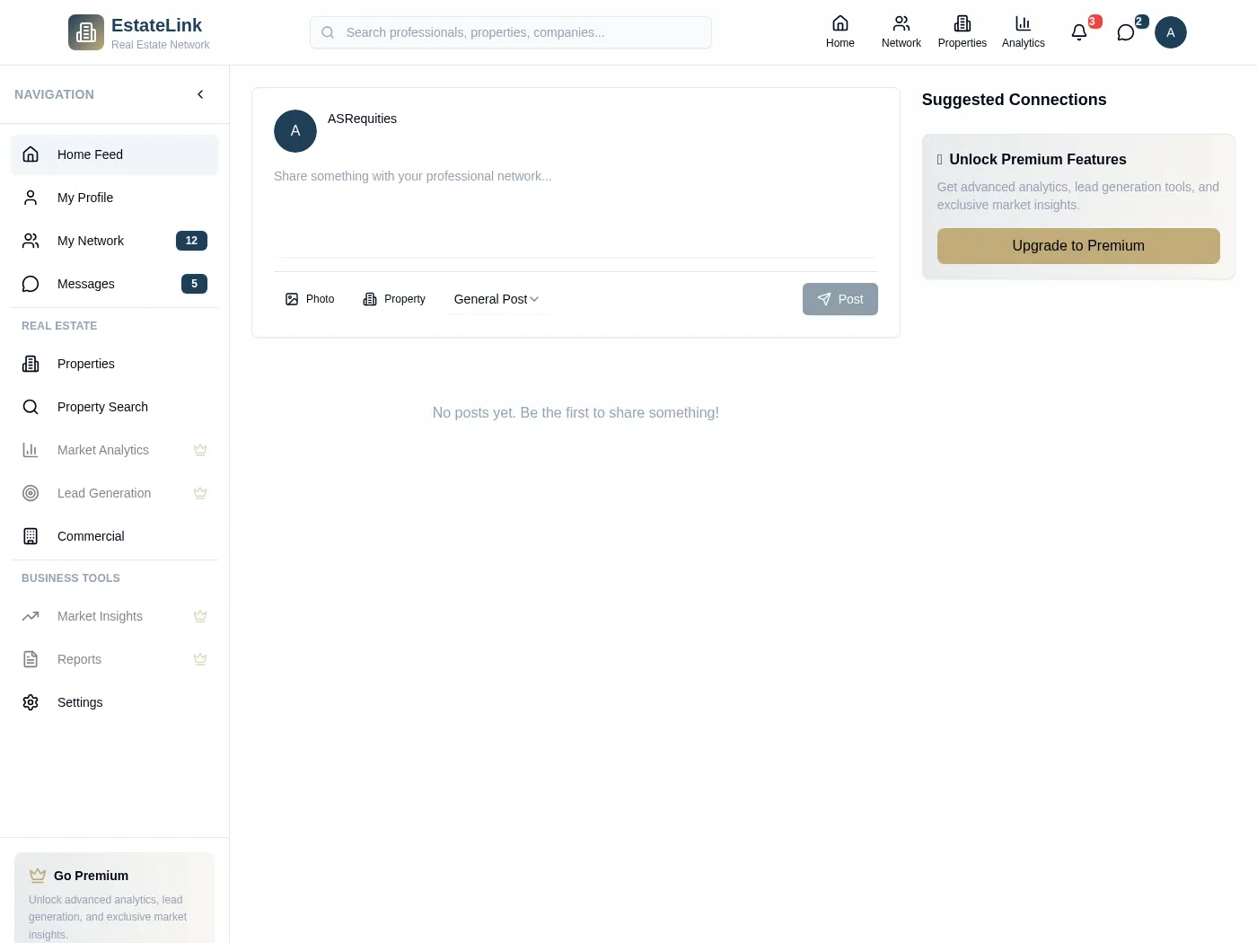 EstateLink: The Real Estate Social Network